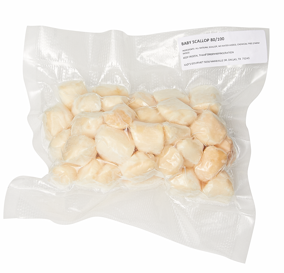 FROZEN BABY SCALLOP – Kazy's Gourmet Shop