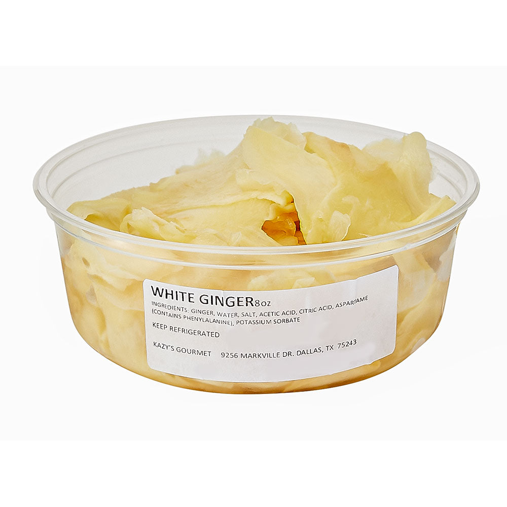 PICKLED WHITE GINGER – Kazy's Gourmet Shop